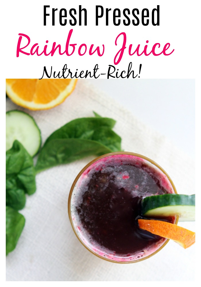 Fresh Pressed Rainbow Juice Recipe (Nutrient-Rich!) - Howe We Live