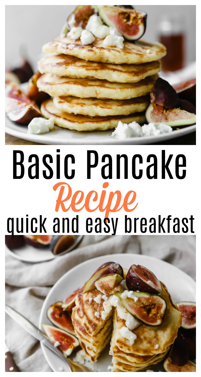 Everyday Basic Pancake Recipe - Howe We Live