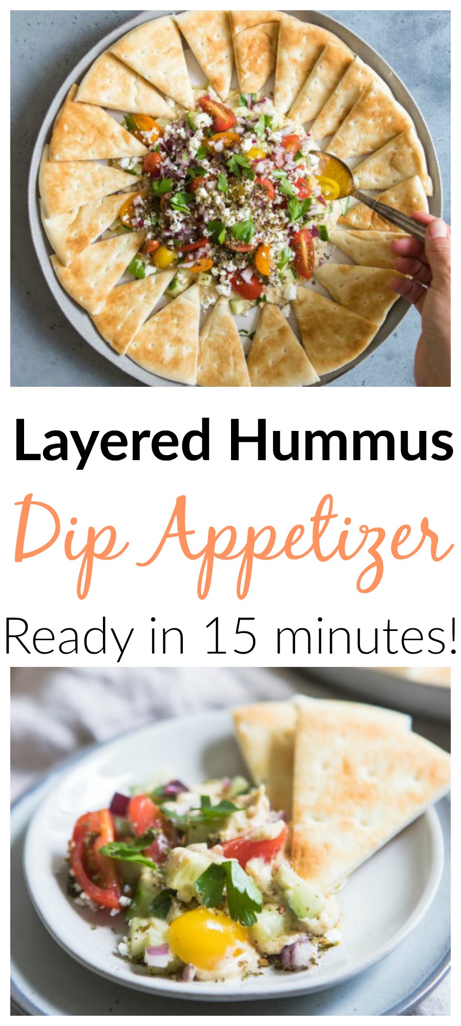 The BEST Layerd Hummus Dip (Ready In 15 Minutes!)