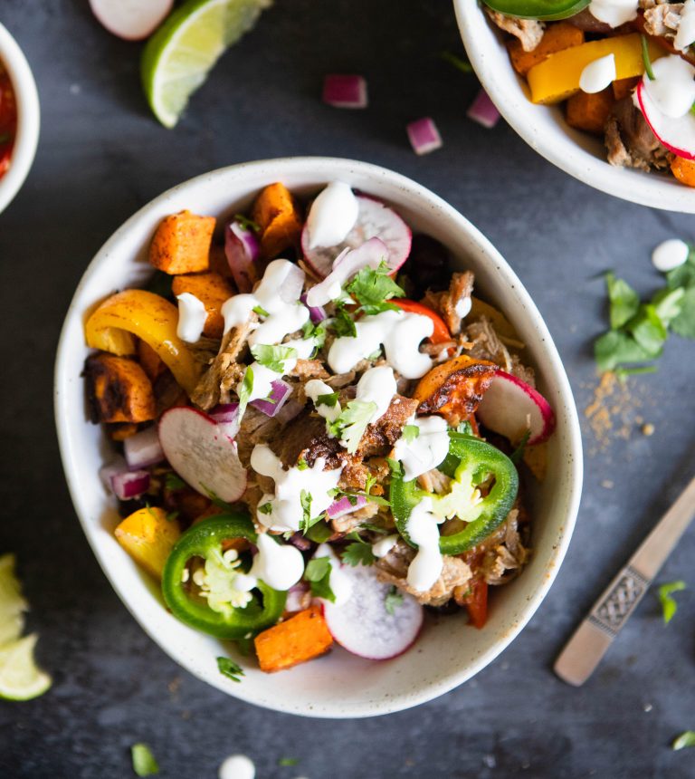 Loaded Healthy Carnitas Bowl