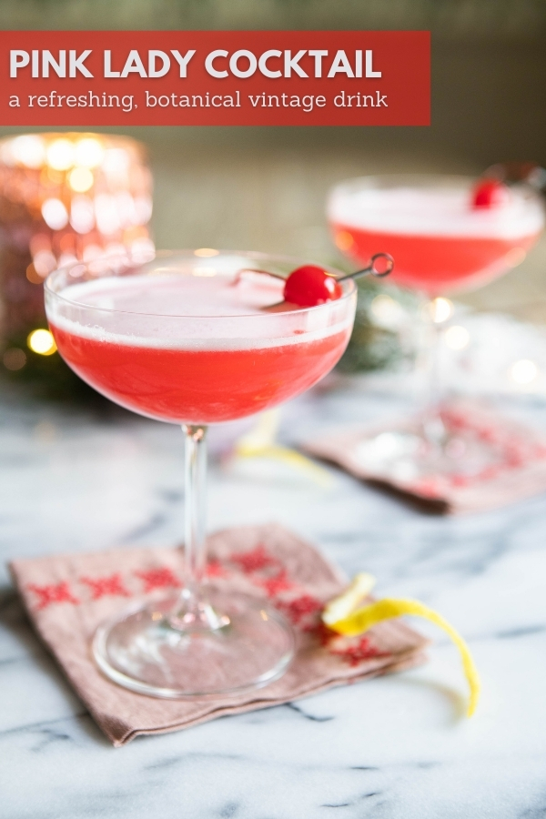 Pink Lady Cocktail