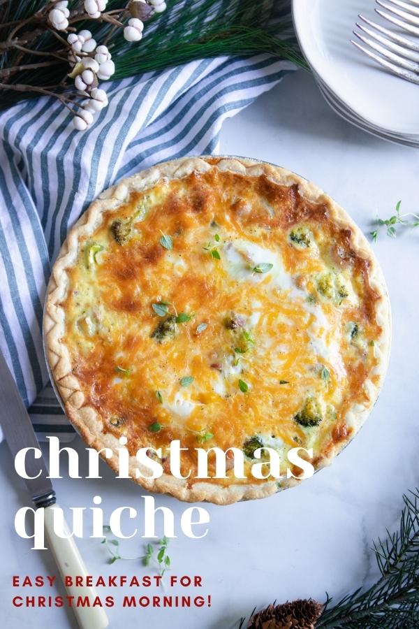 Breakfast Christmas Quiche - Howe We Live