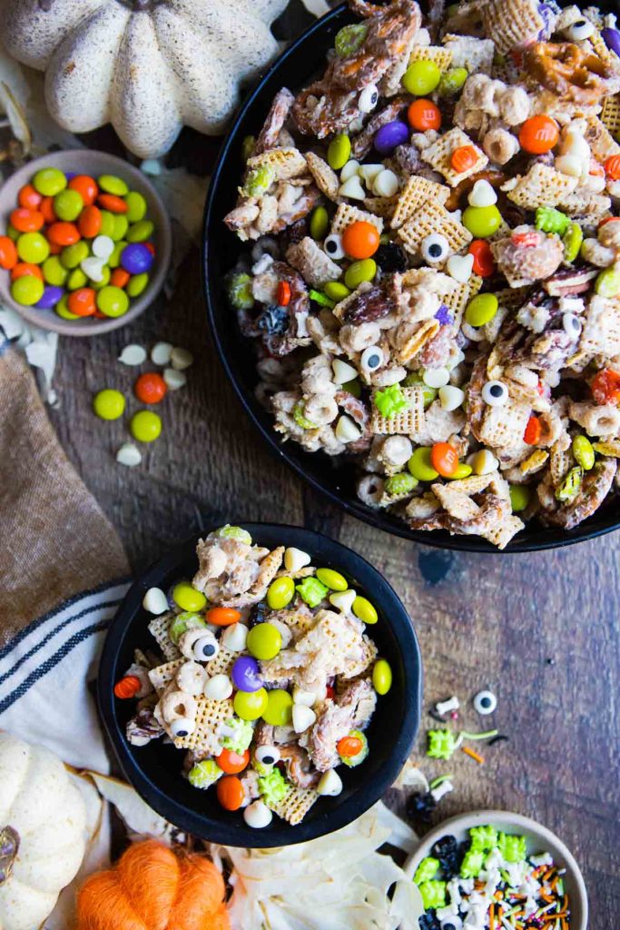 White Chocolate Halloween Snack Mix