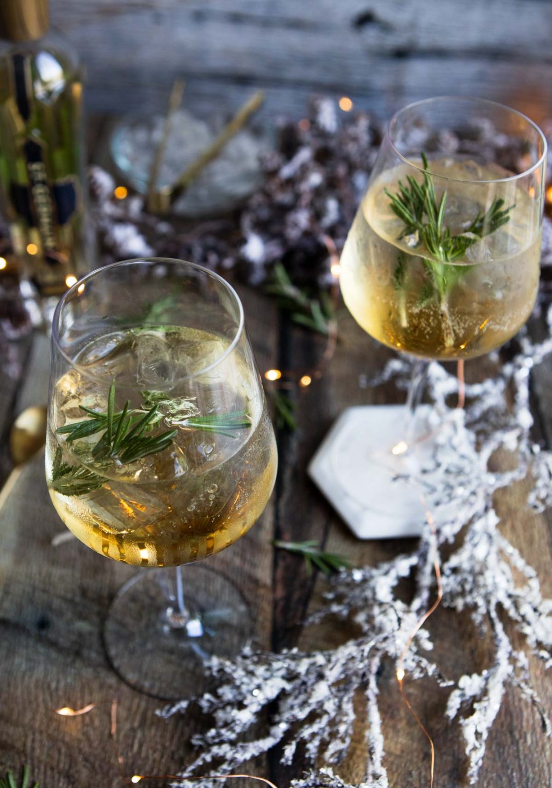 Cozy Winter Spritz Cocktail