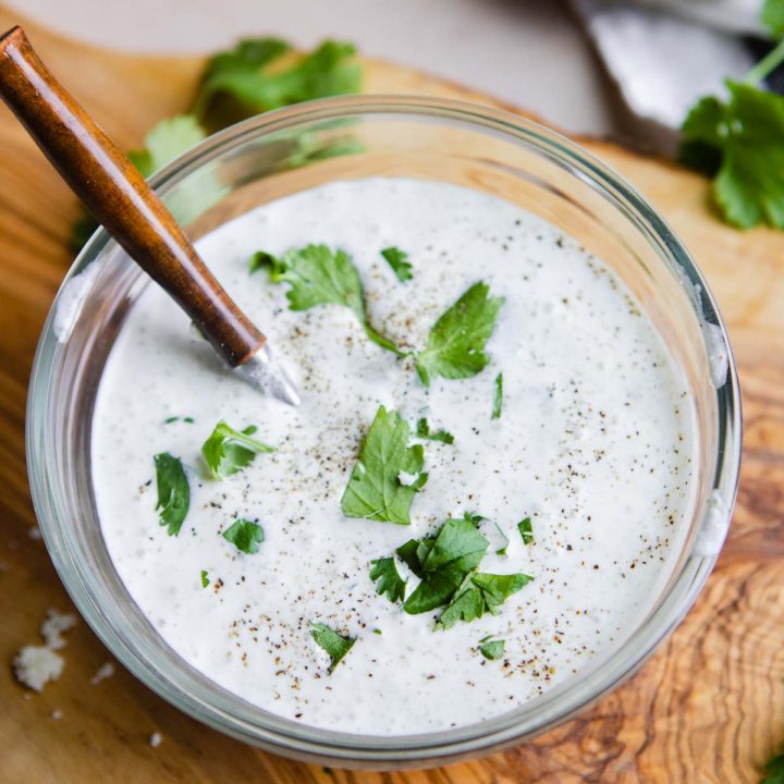 Creamy Spicy Ranch Dressing