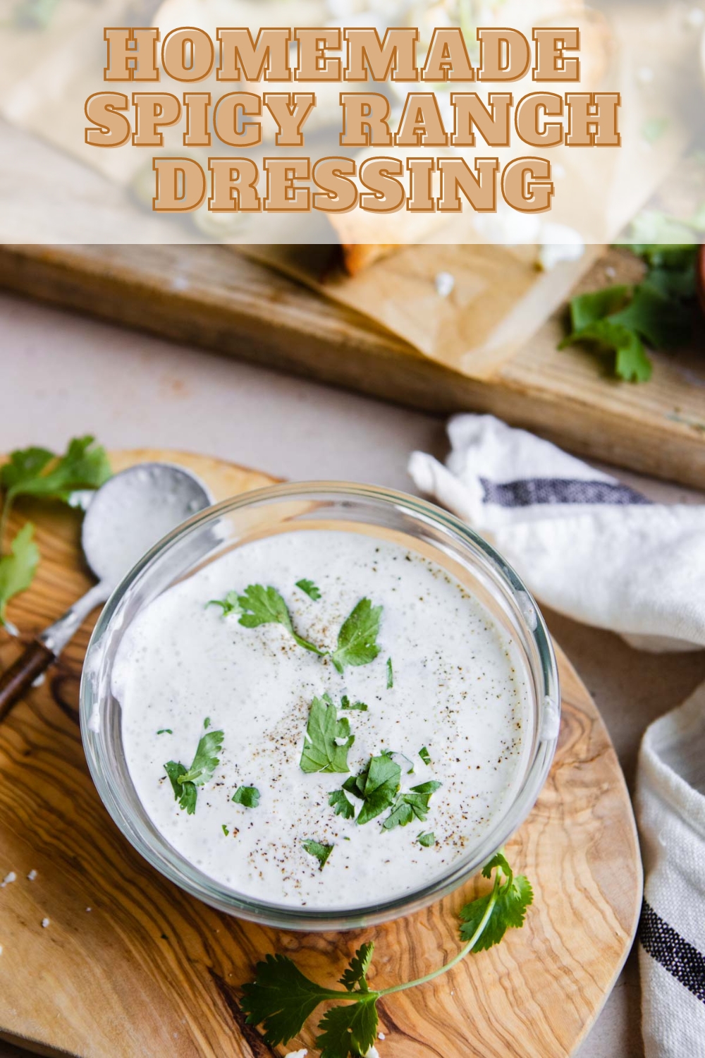 Creamy Spicy Ranch Dressing - Howe We Live