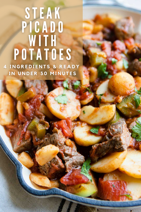 Quick & Easy Steak Picado (with Potatoes) - Howe We Live