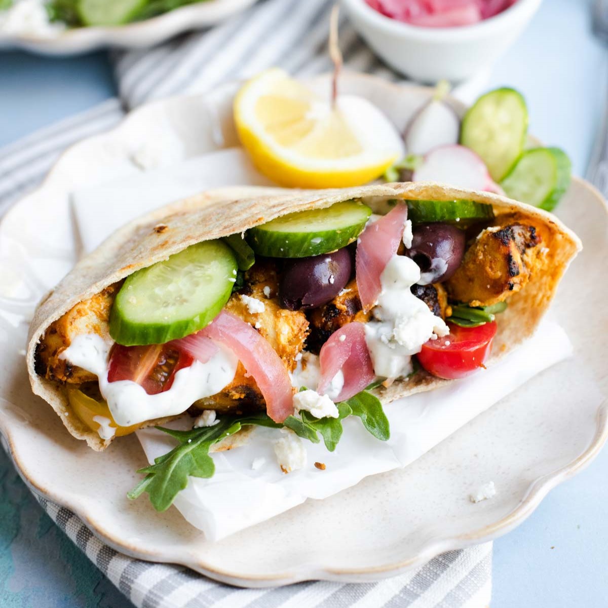 Chicken Pita Shawarma Chicken Pita Shawarma