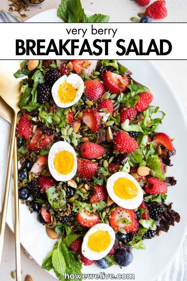 Breakfast Salad with Nutty, Crispy Quinoa