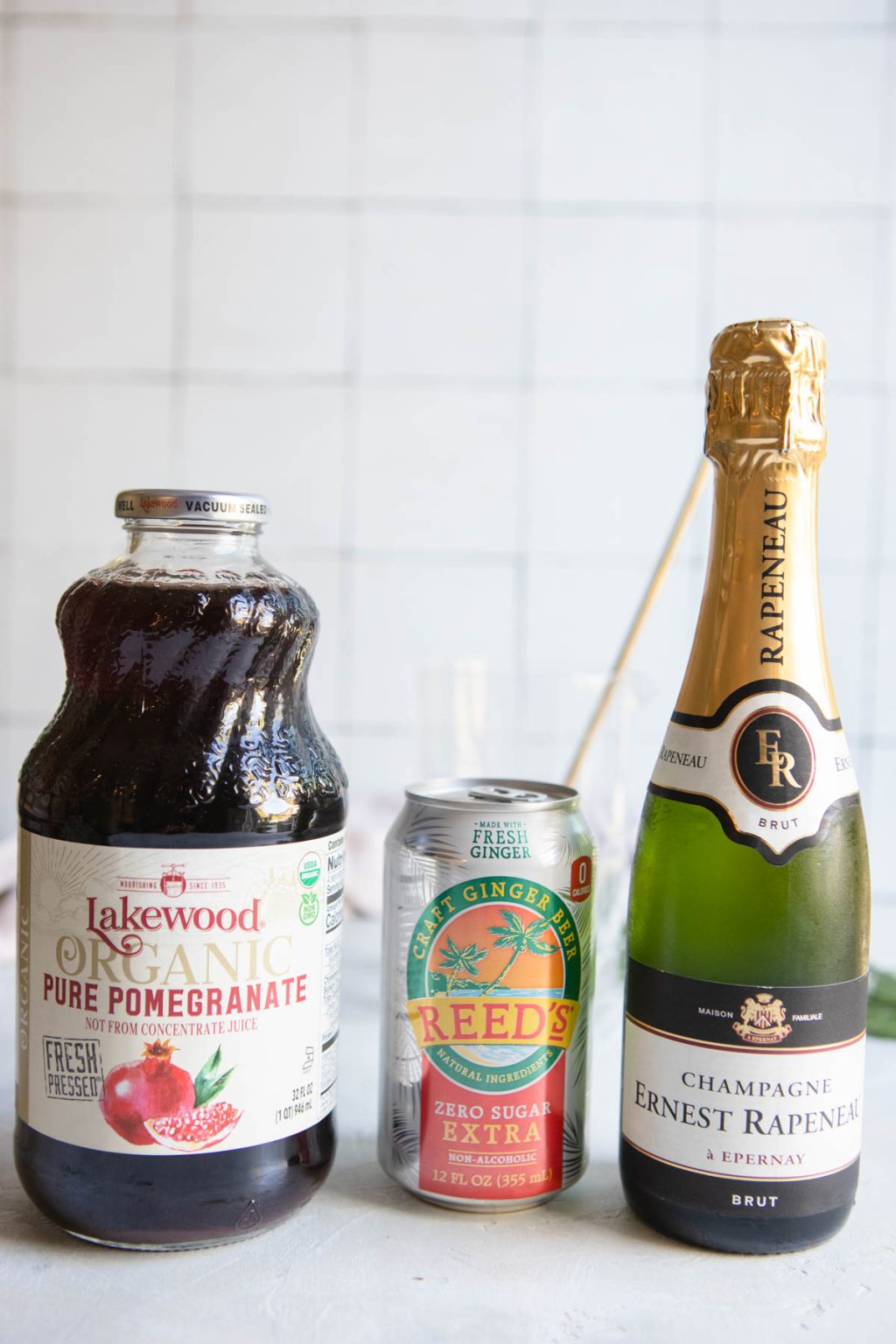 Pomegranate Champagne Spritz