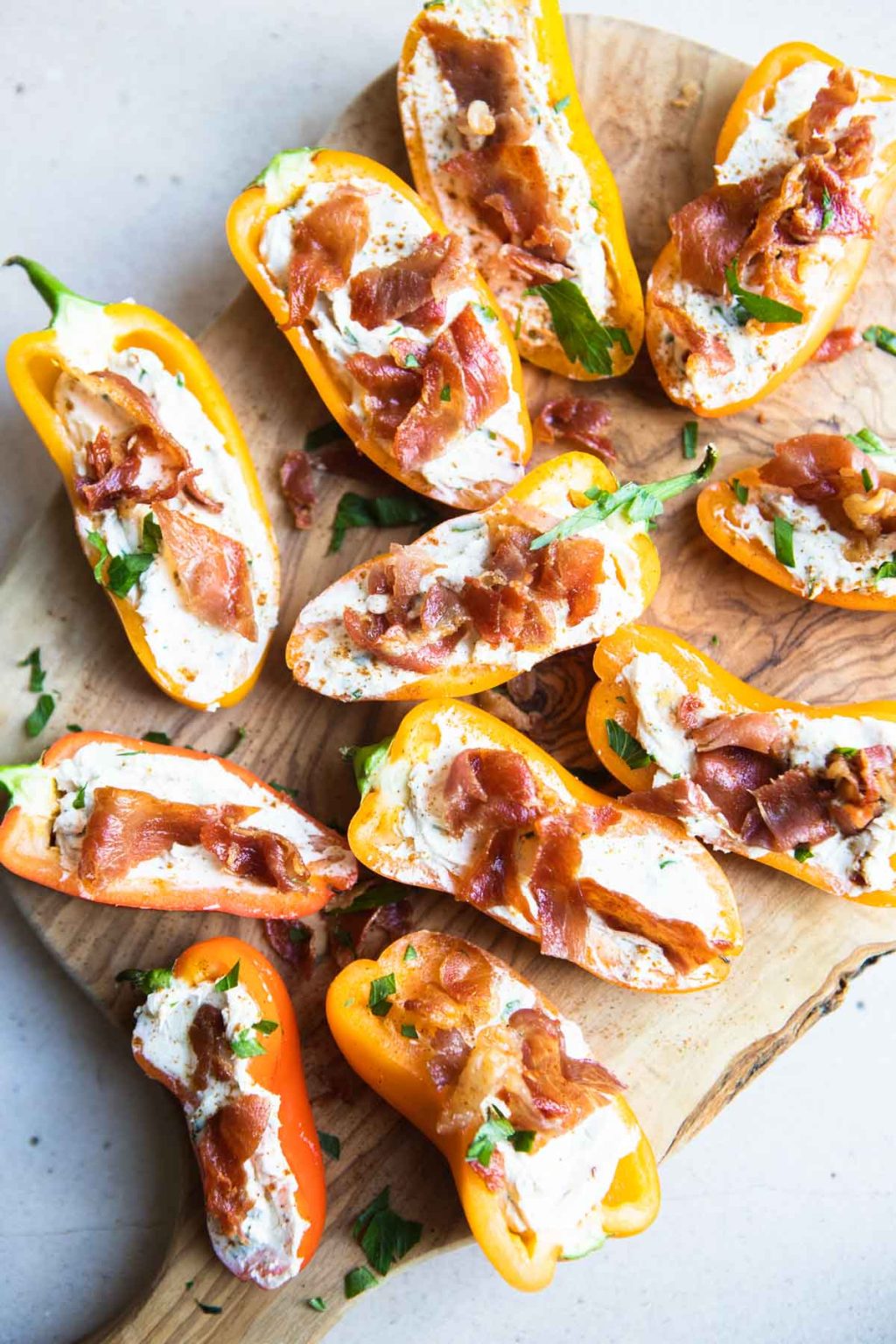 Peppers Stuffed with Goat Cheese